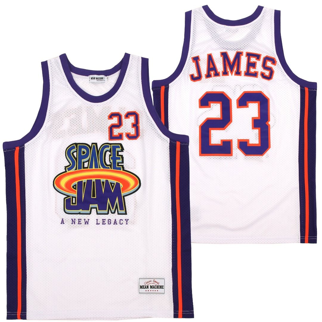 Space Jam 2 A New Legacy Collection Lakers Lebron James #23 White ...