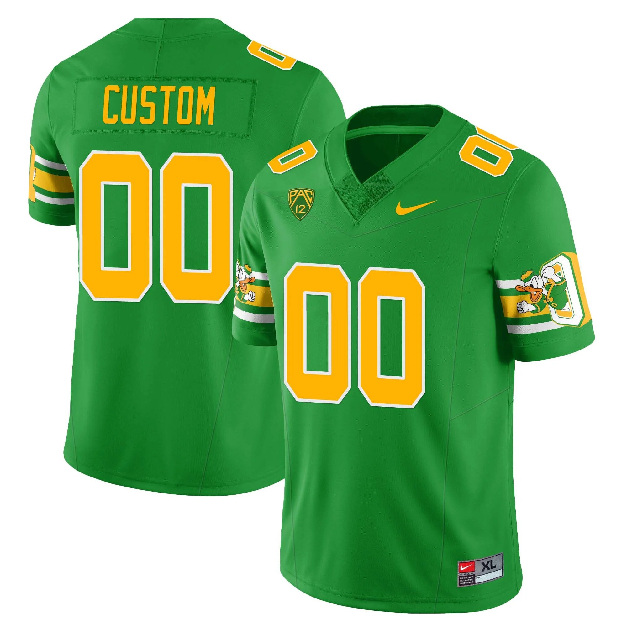 Oregon Ducks ‘Mighty Oregon’ 1984 Throwback Custom Jersey – Stitched ...